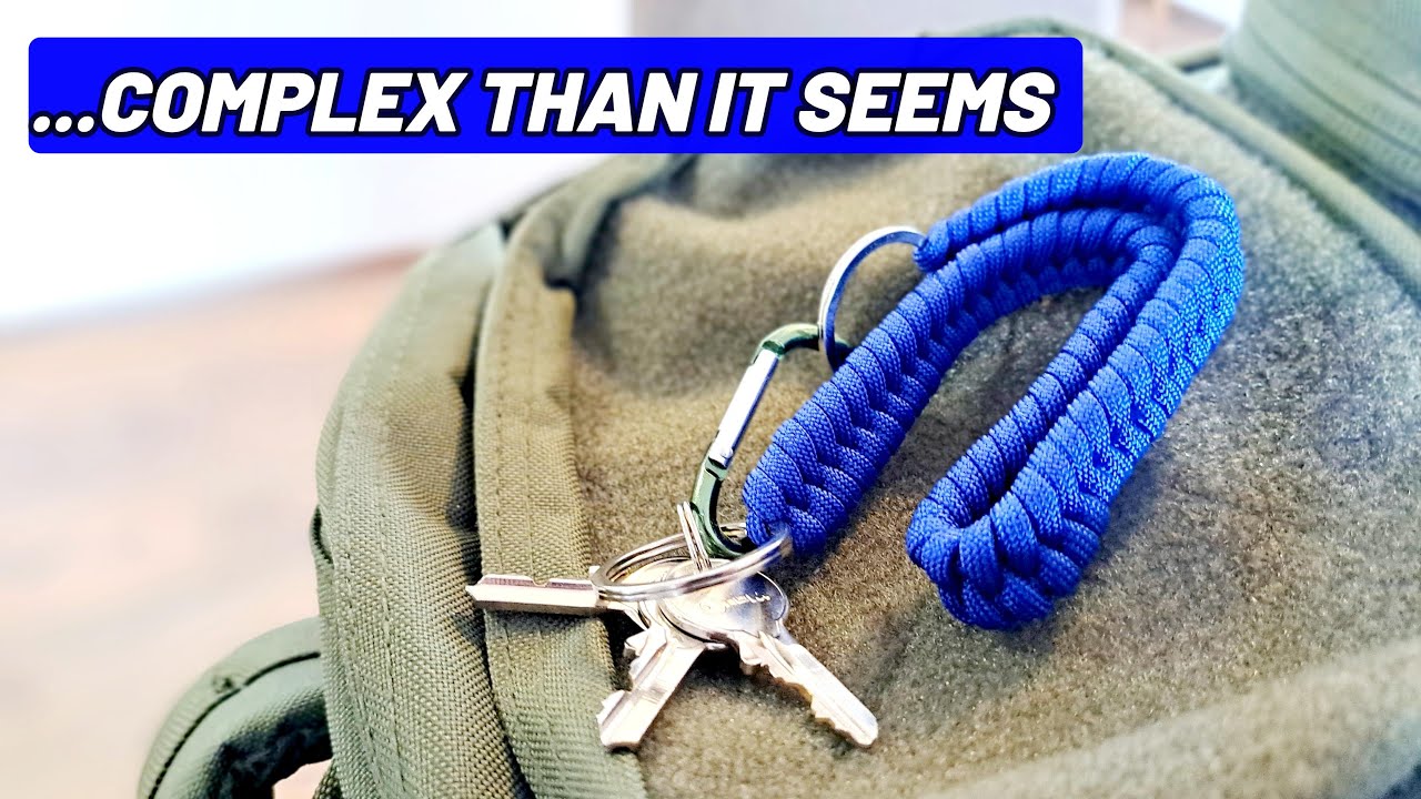 It has a SECRET feature - Paracord Wristlet, Lanyard, or Key Fob How to ...