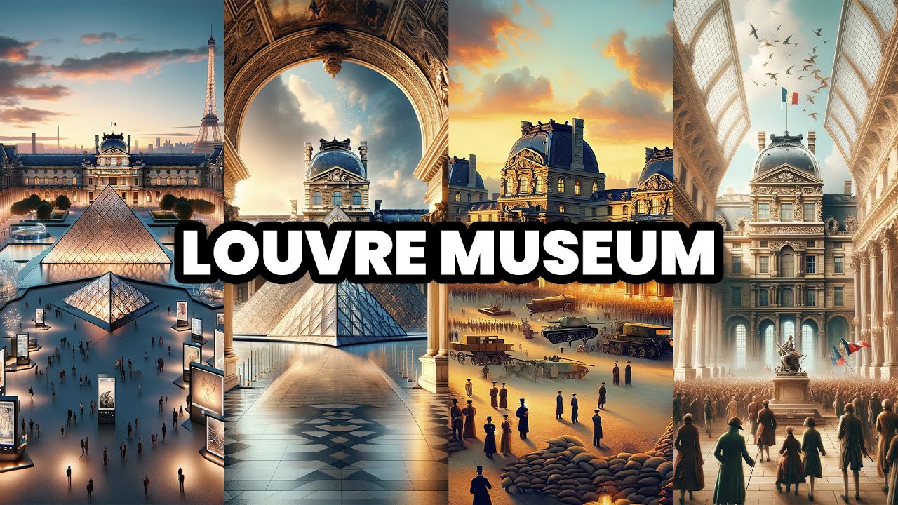 The History of the Louvre Museum, Paris, France | Documentary from the ...