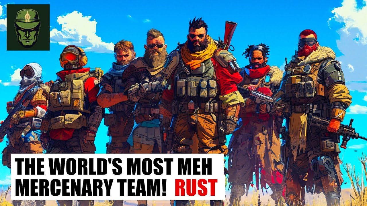 We Brought A Merc Army To A Street Fight! Rust Co-op - YouTube