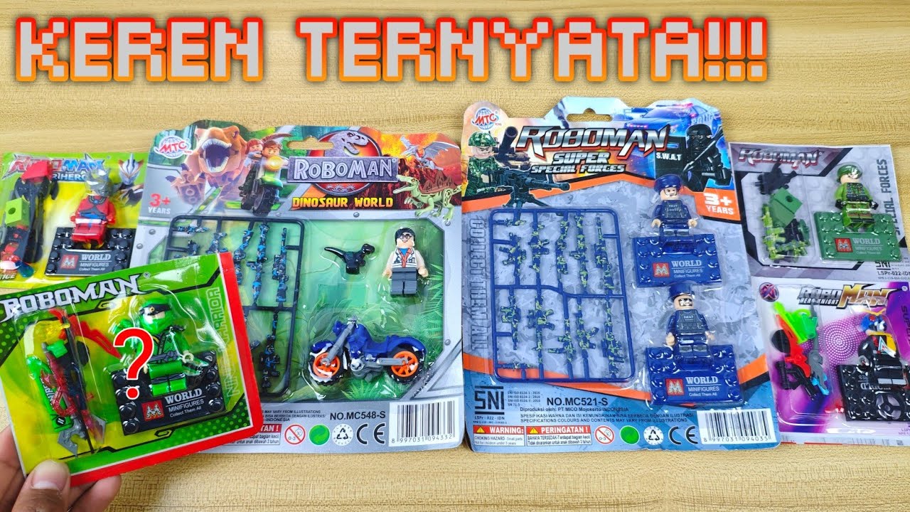 UNBOXING LEGO ROBOMAN | Ada yang besarnya ternyata!!! - YouTube