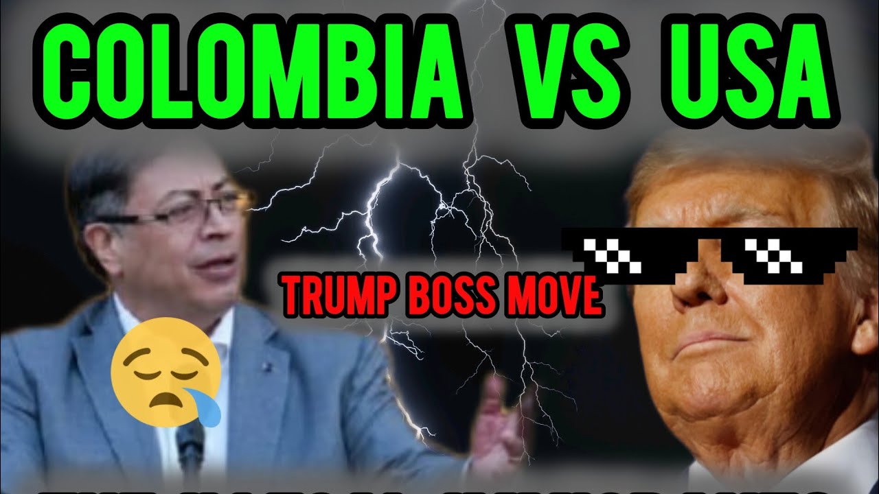 TRUMP vs COLOMBIAN PRESIDENT. The Trump win the war with BOSS MOVE ...