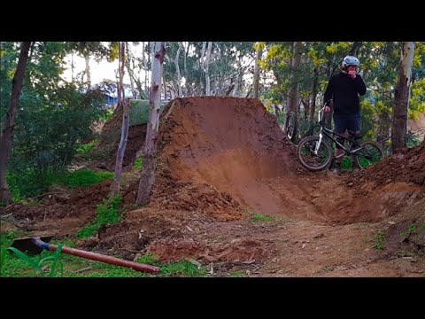 Building Creek Dirt Jumps | Part 2 - YouTube