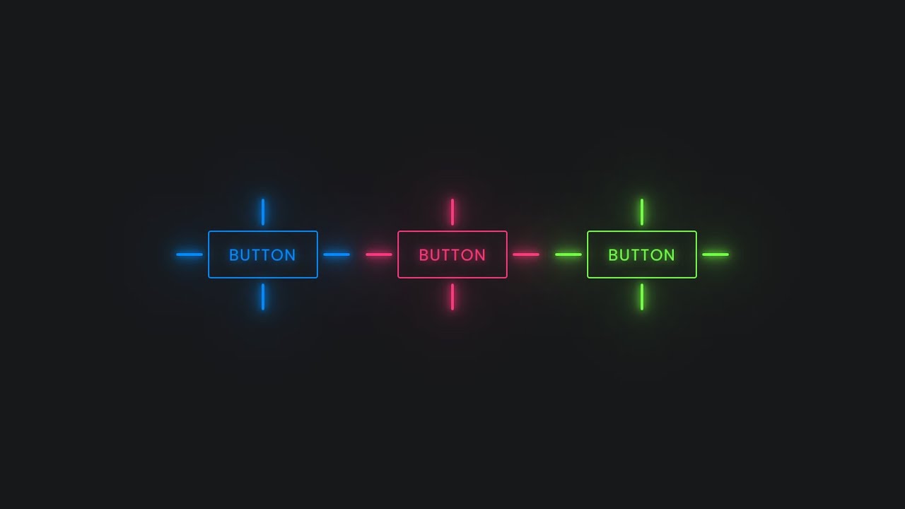 Awesome Glowing Button Hover Animation Html And Css Only Youtube