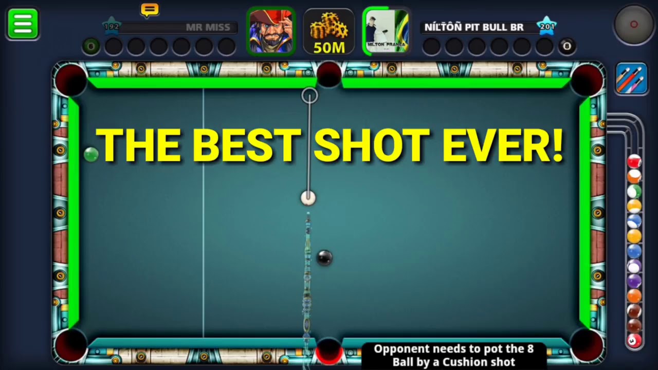 8 ball pool trick shots | mr miss best shot ever - YouTube