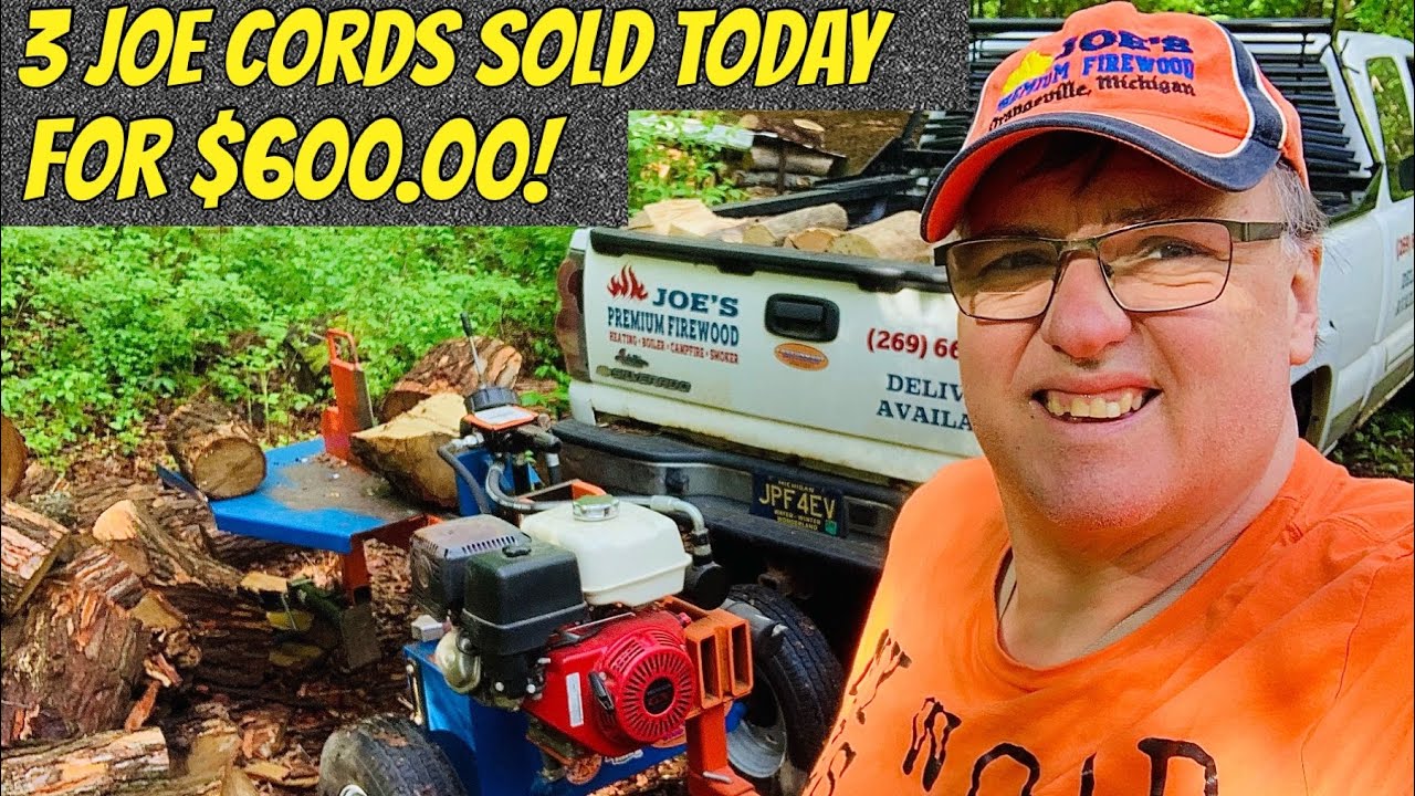 FIREWOOD | Splitting Sassafras/Silver Maple campfire wood - YouTube