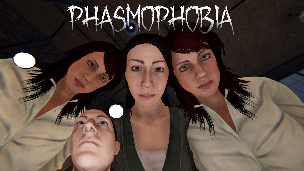 3 Girls 1 Guy 1 Ghost | Phasmophobia #1 - YouTube
