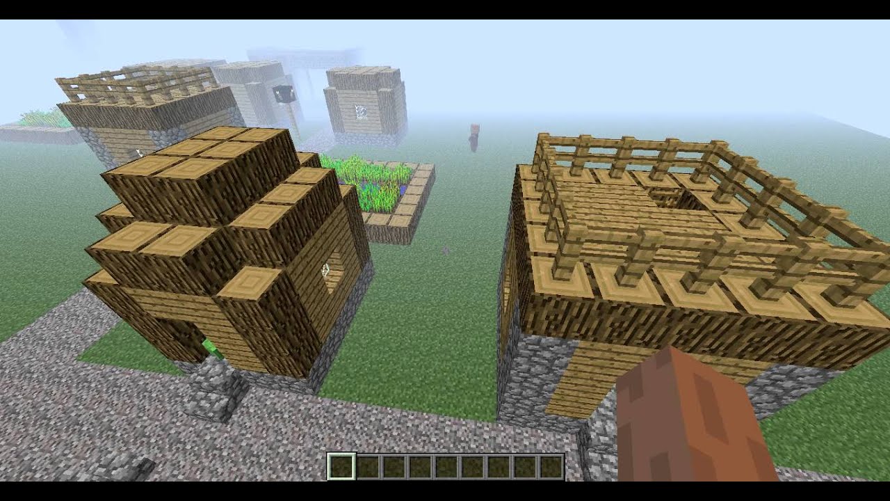 Minecraft huge natural village - YouTube