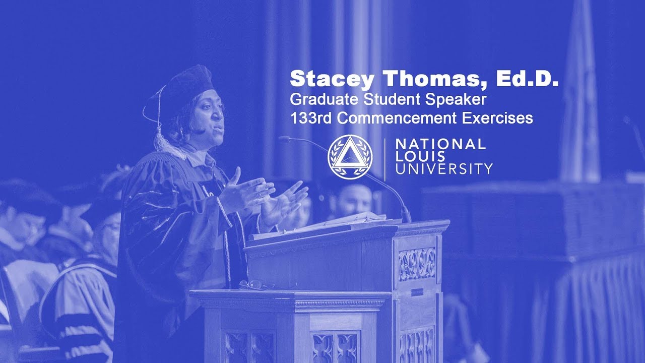 Stacey Thomas, Ed.D. | Graduate Student Speaker | 133rd Commencement ...