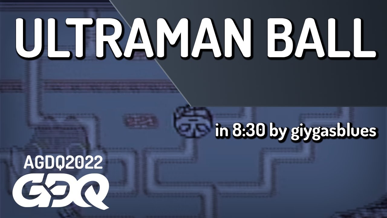 Ultraman Ball by giygasblues in 8:30 - AGDQ 2022 Online - YouTube