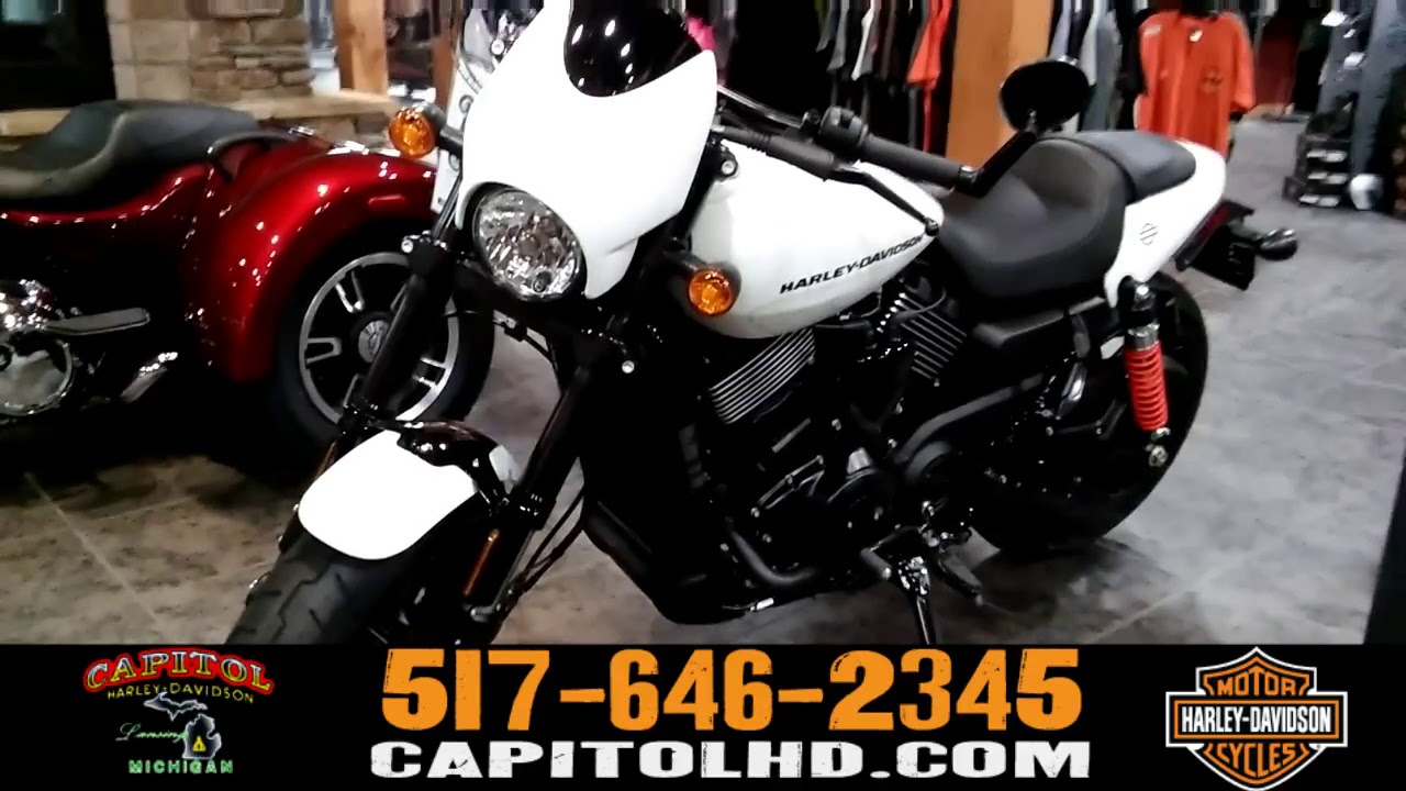 2018 Harley Davidson Street Rod 750 White For Sale - YouTube