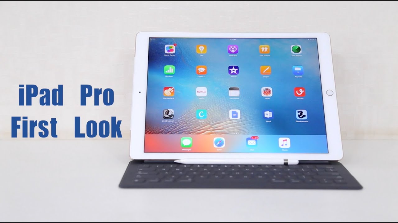 Apple iPad Pro First Look Video - YouTube