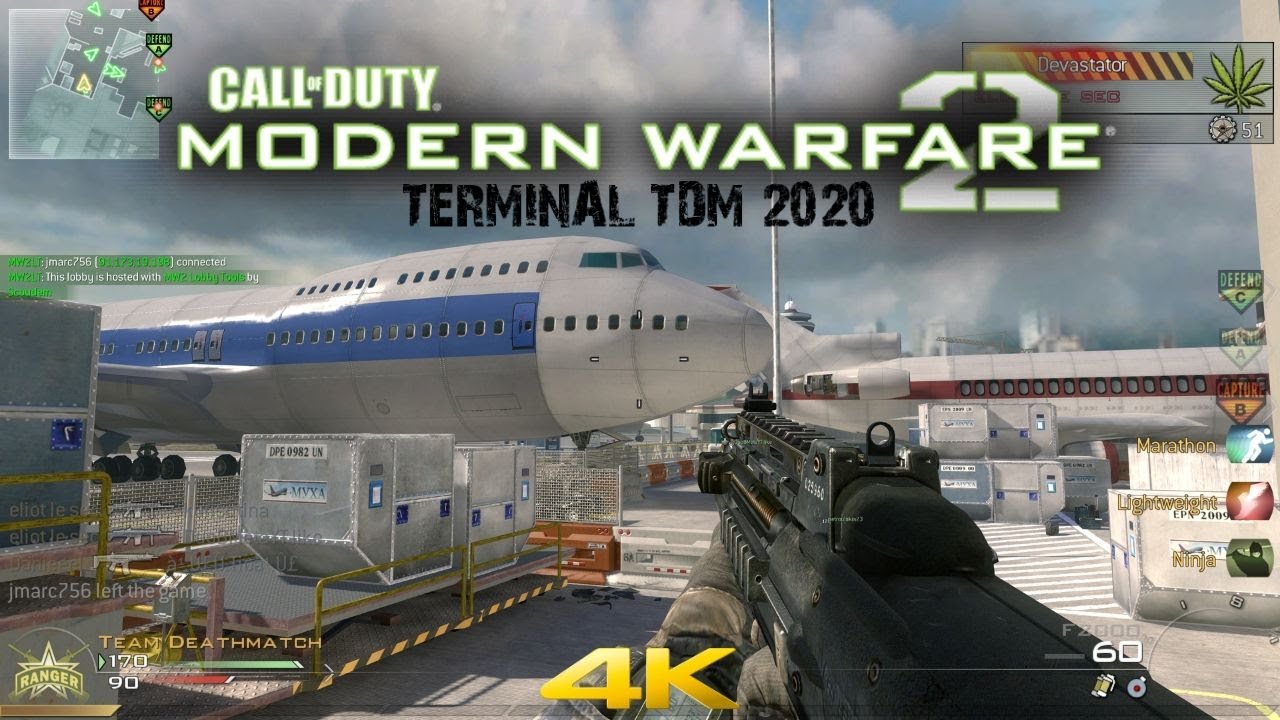 Call of Duty Modern Warfare 2 Multiplayer 2020 Terminal TDM 4K - YouTube