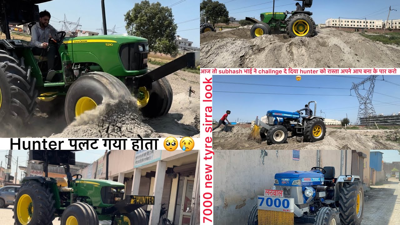 Hunter को मिल गया challenge😲रेत के पहाड़ के ऊपर चढ़ाना 😱Back gear में ...