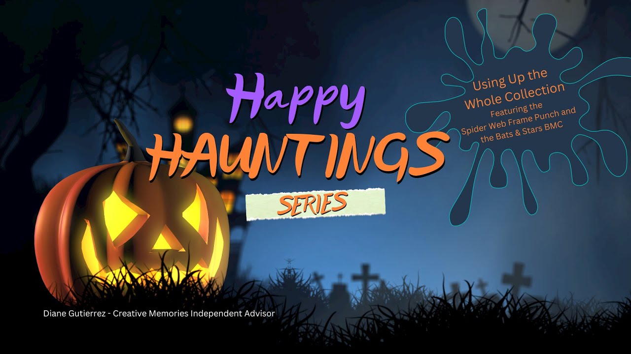 Happy Hauntings Scrapbooking Series - Video #2 - YouTube
