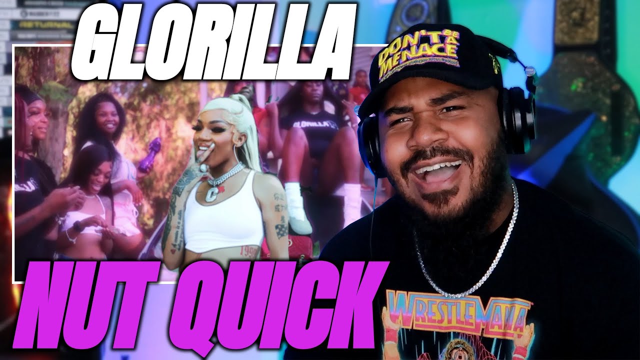 SHE WENT CRAZY!! GloRilla - Nut Quick (Official Music Video) REACTION ...