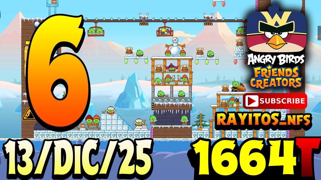 Angry Birds Friends Level 6 Tournament 1664 Highscore POWER-UP ...