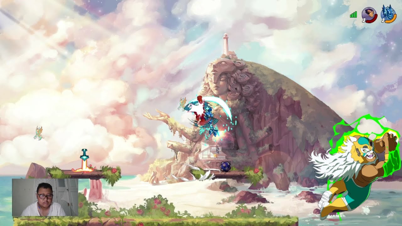 Tezca in combo with Orion Brawlhalla Gameplay - YouTube