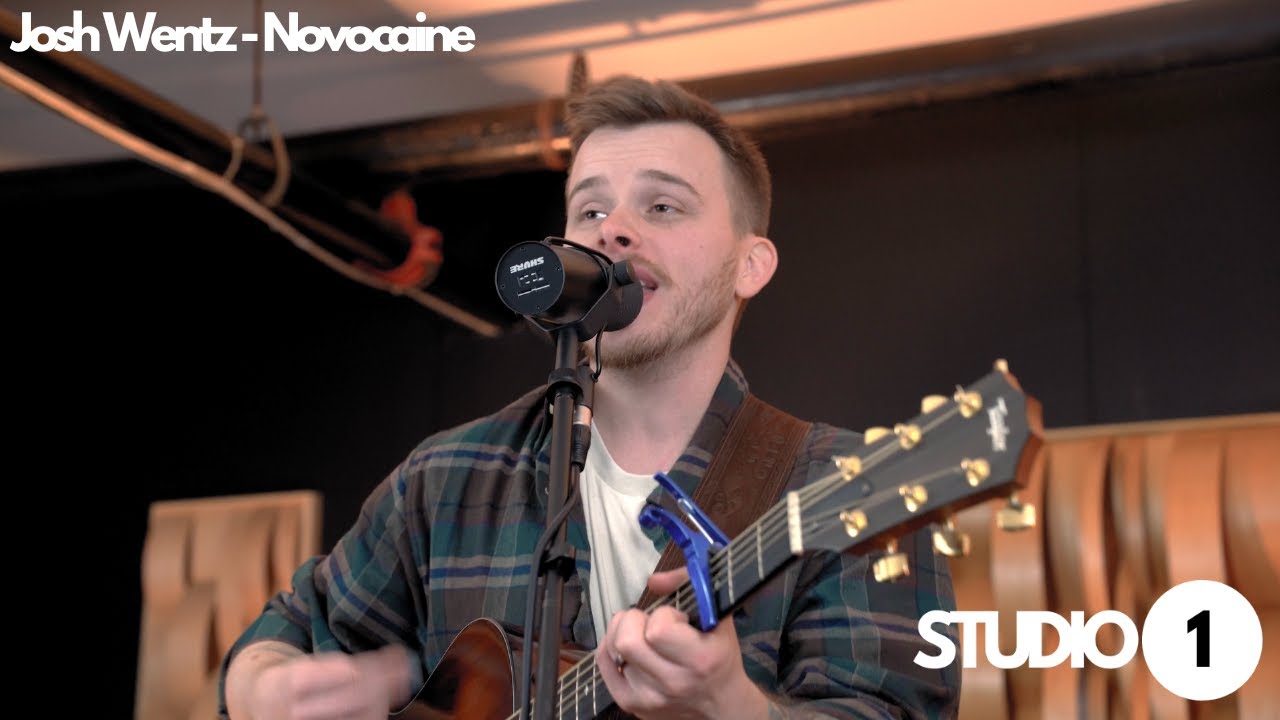 Josh Wentz - Novocaine | Studio 1 Live - YouTube