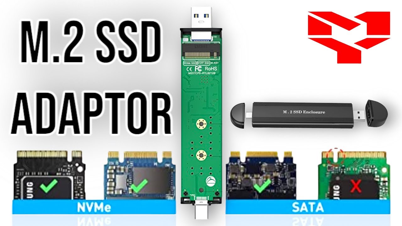 USB to M.2 NVME/SATA SSD Adaptor #ssd #usb - YouTube