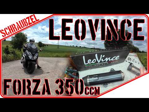 🔥 FORZA 350 klingt BRUTAL! 😱 LeoVince Auspuff Umbau + OHNE DB-KILLER!