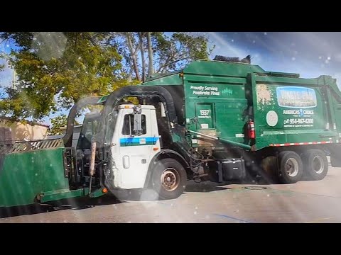 Waste Pro: Revving Roaring, And Lid Filping Mack LEU Heil Half/Pack ...