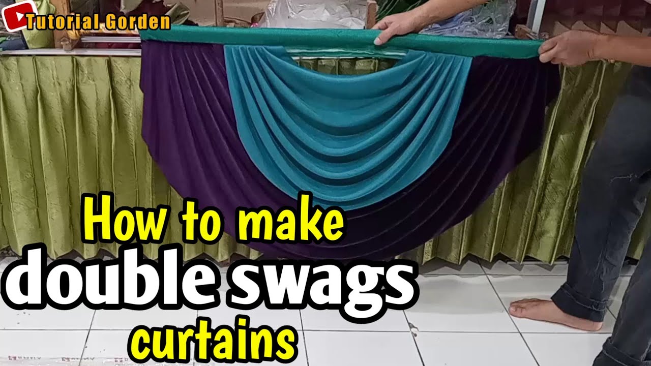 DIY / how to make double swags - YouTube