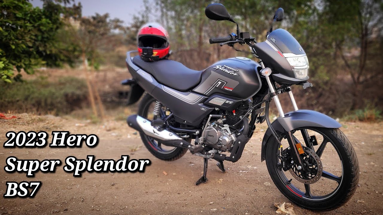 2023 Hero Super Splendor Xtec BS7 Ride Review | LED Headlights, E20 ...