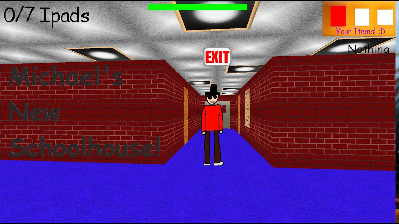 Michael's Basics In Math And Technology! | V.1.4.3 | Baldi's Basics Mod ...