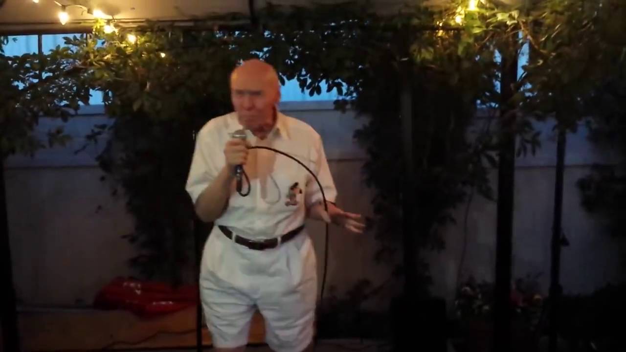 ROCKSTAR GRANDPA 80 YEARS Singing "BODIES BY DROWNING POOL" YEAHHHHHH ...