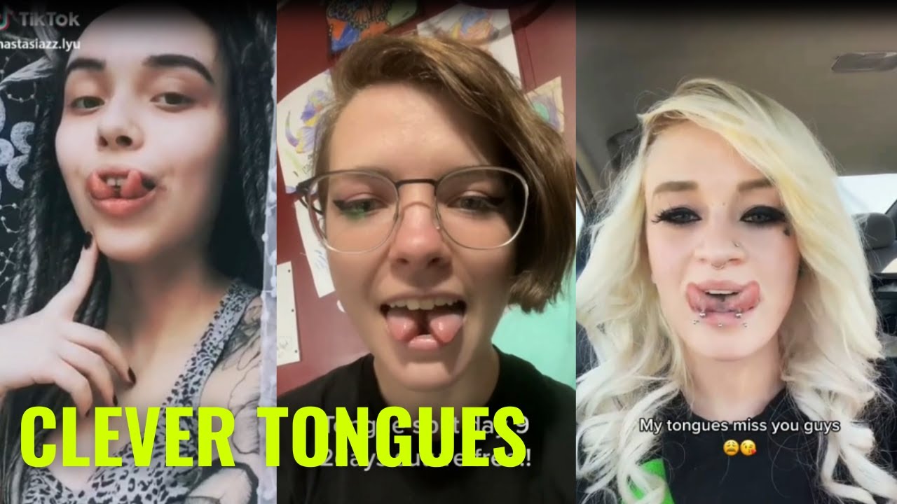 Snake tongues, divided languages. Why do girls cut their tongues - YouTube