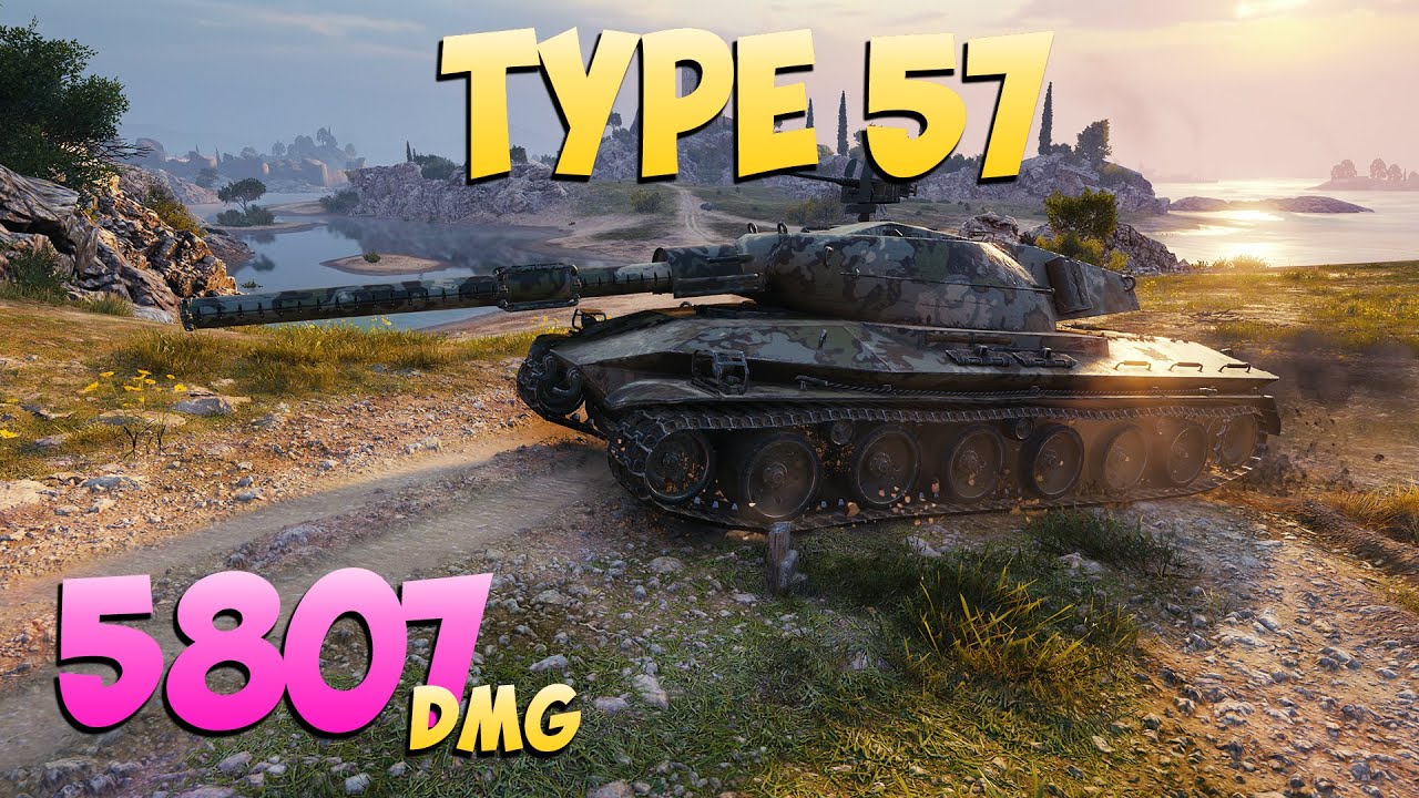 Type 57 - 6 Kills 5.8K DMG - Steel wall! - World Of Tanks - YouTube