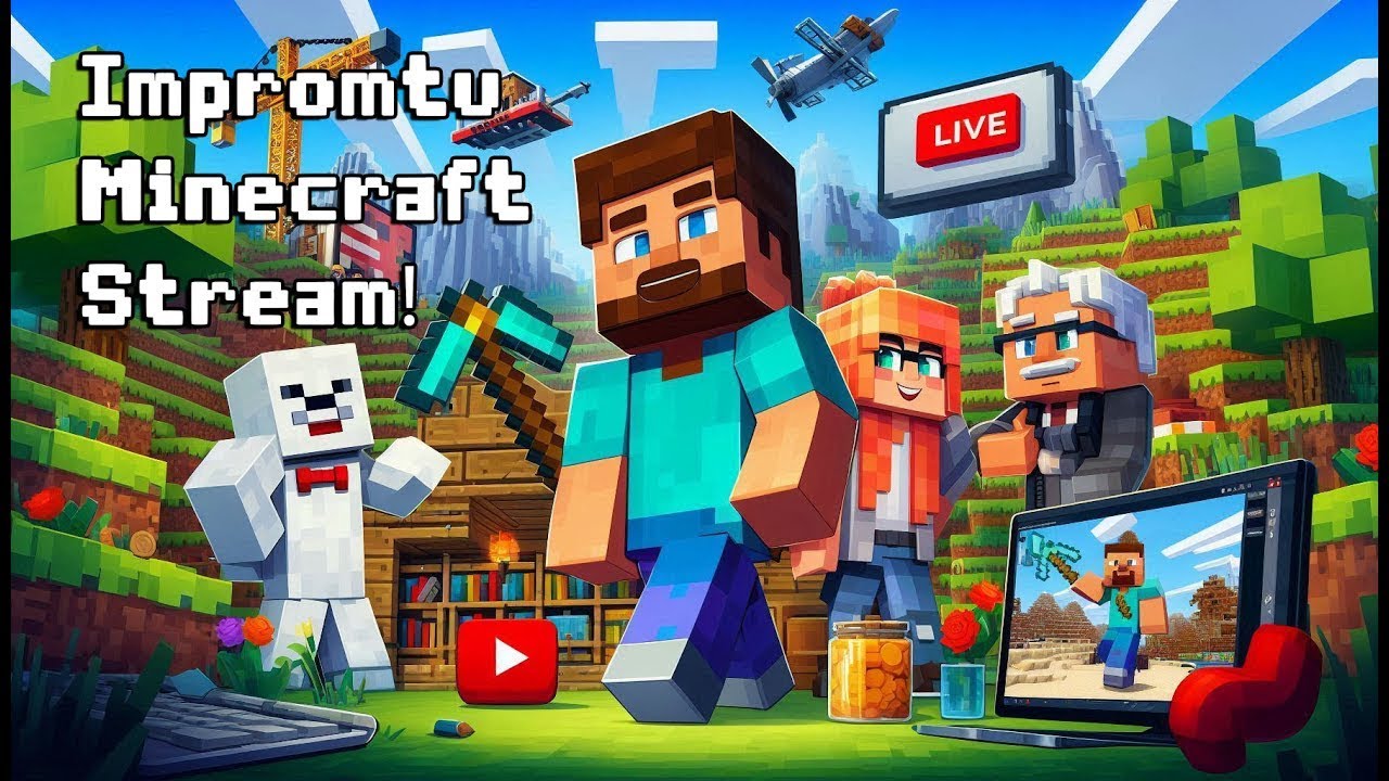 🌙 Saturday afternoon Minecraft Chill Stream! 🛏️ Relax, Build & Unwind ...