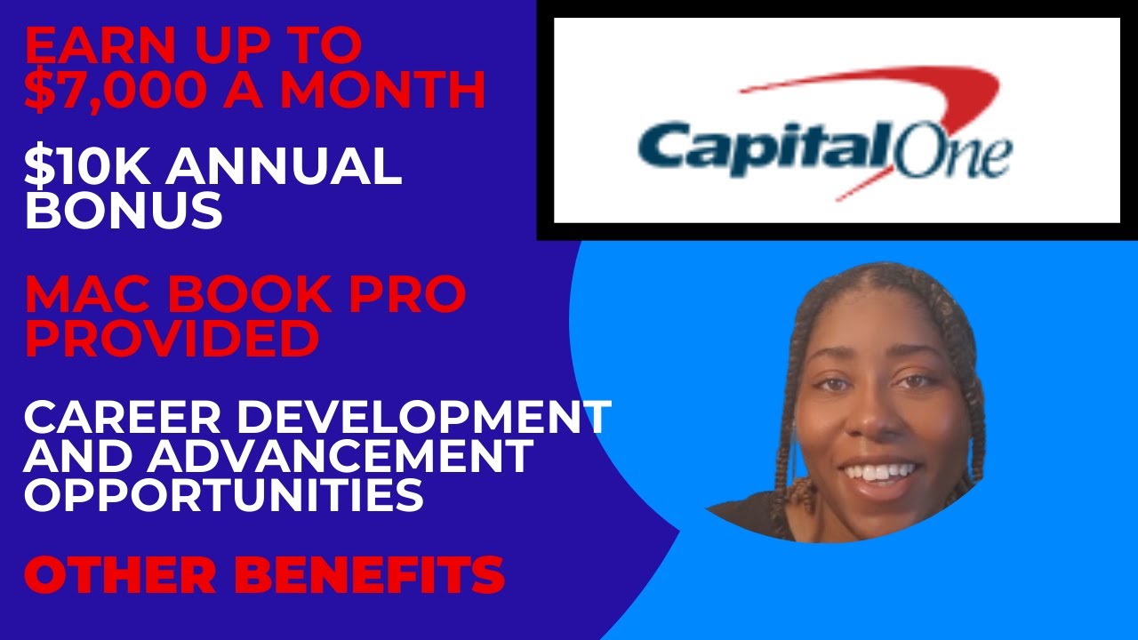 Capital One Hiring $40.38 Hour Work From Home With No Degree Needed ...