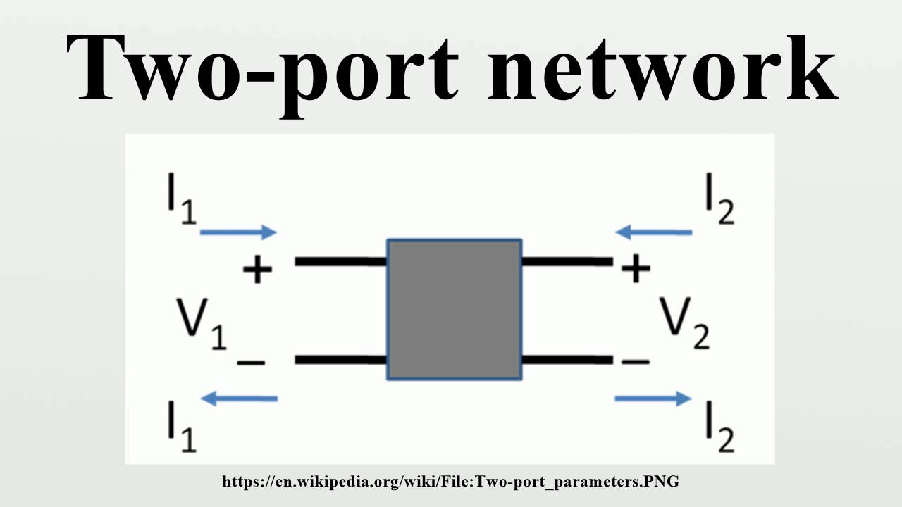 Two-port network - YouTube