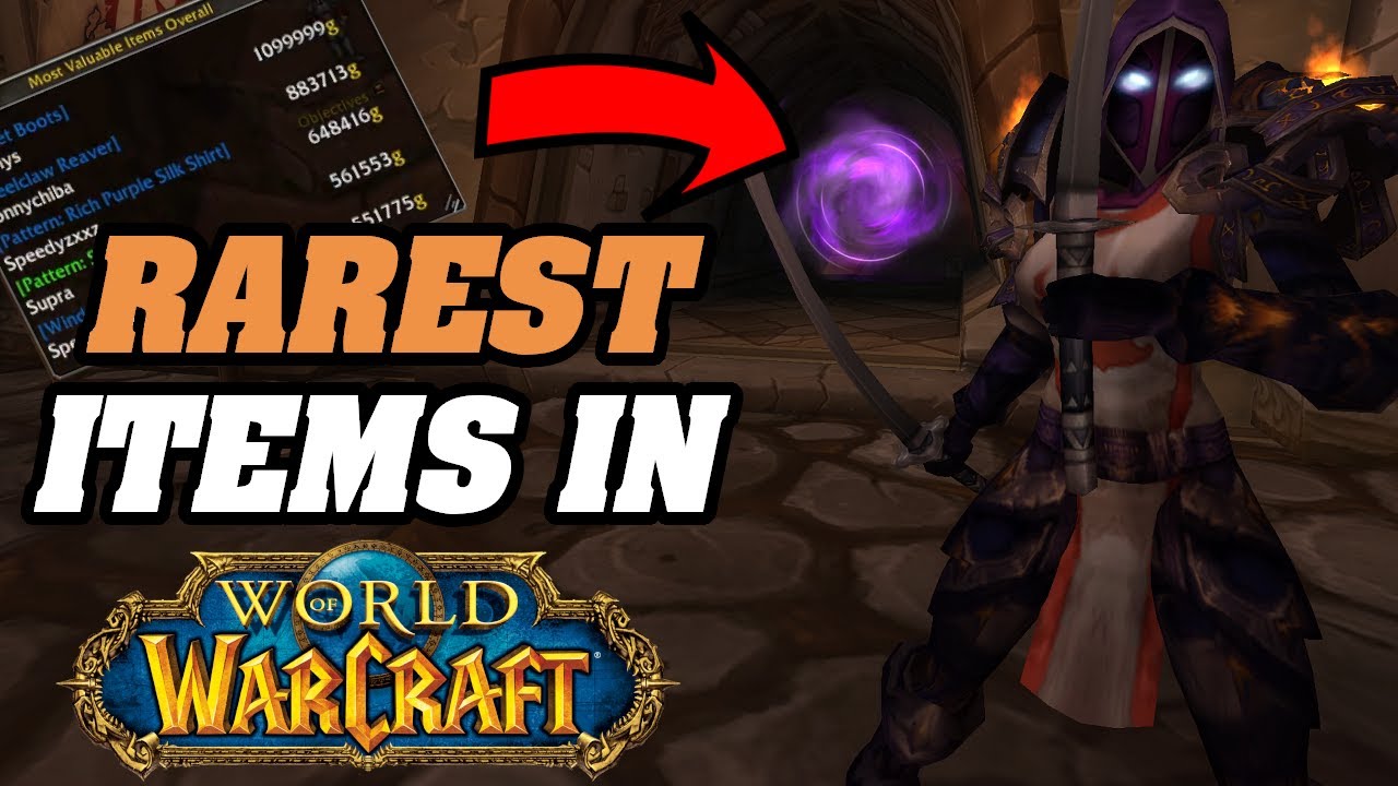 50 People Farming The RAREST Items In World Of Warcraft - YouTube