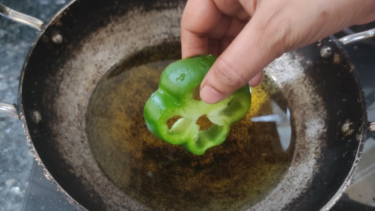 Easy Way To Cook Capsicum - Easy Snacks Recipe - YouTube