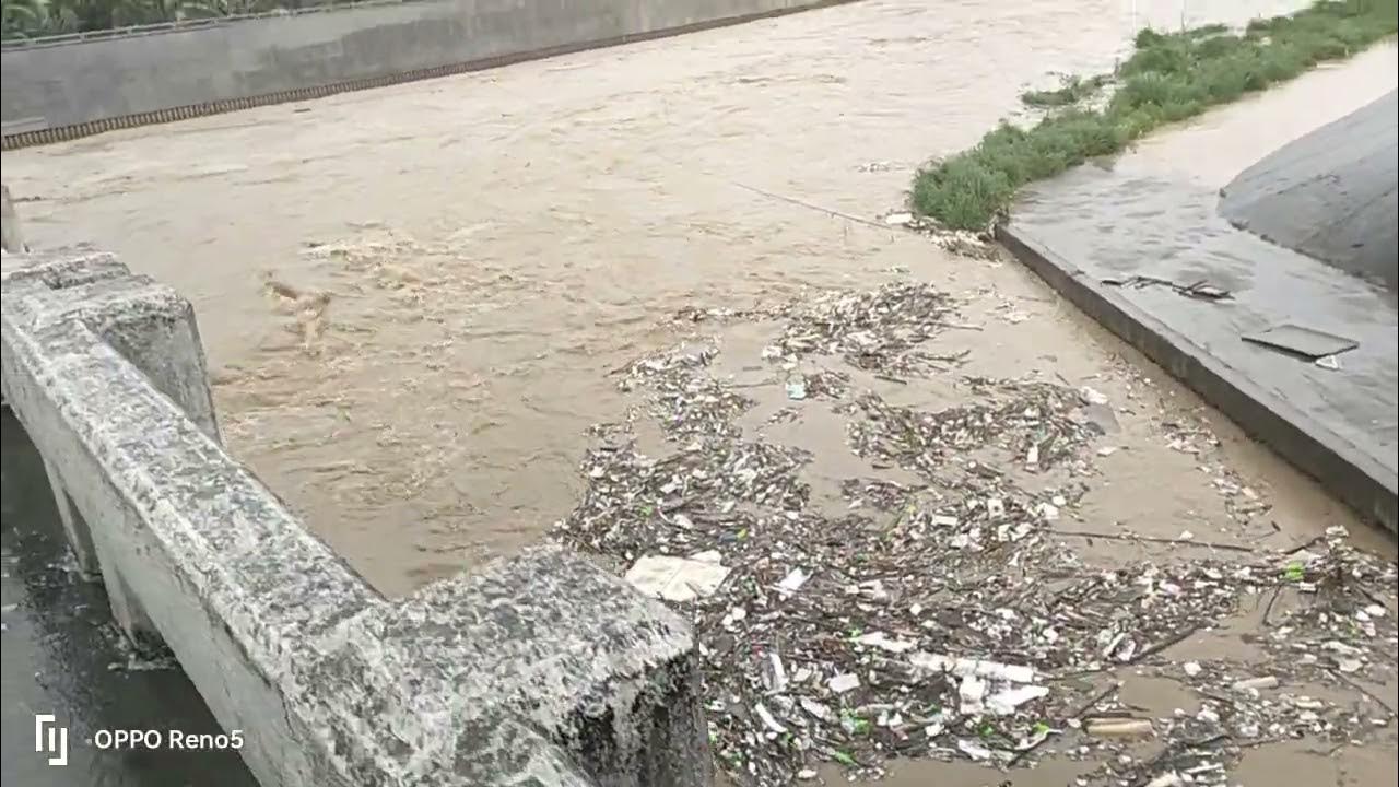 grabi po Walang tigil pagtaas Ng tubig sa ilog Ng marikina dahil sa bagyong paeng😭😱 - YouTube