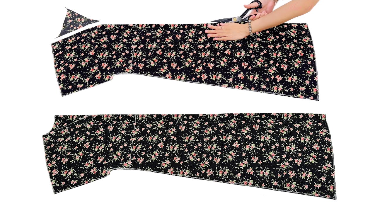 🌹The simplest way to sew a dress with a heart-shaped neckline and ...