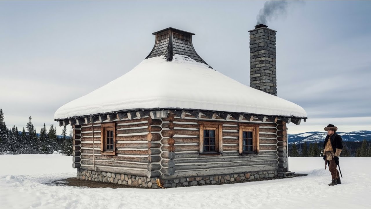 How One Mountain Man’s “Snow Funnel Roof” Captured Warm Air During the ...
