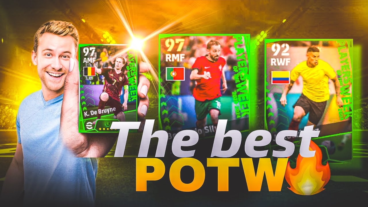 🎯PACK OPENING POTW FOR KDB CARD 🔥 RANK UP TODAY? 🛑 #efootball # ...