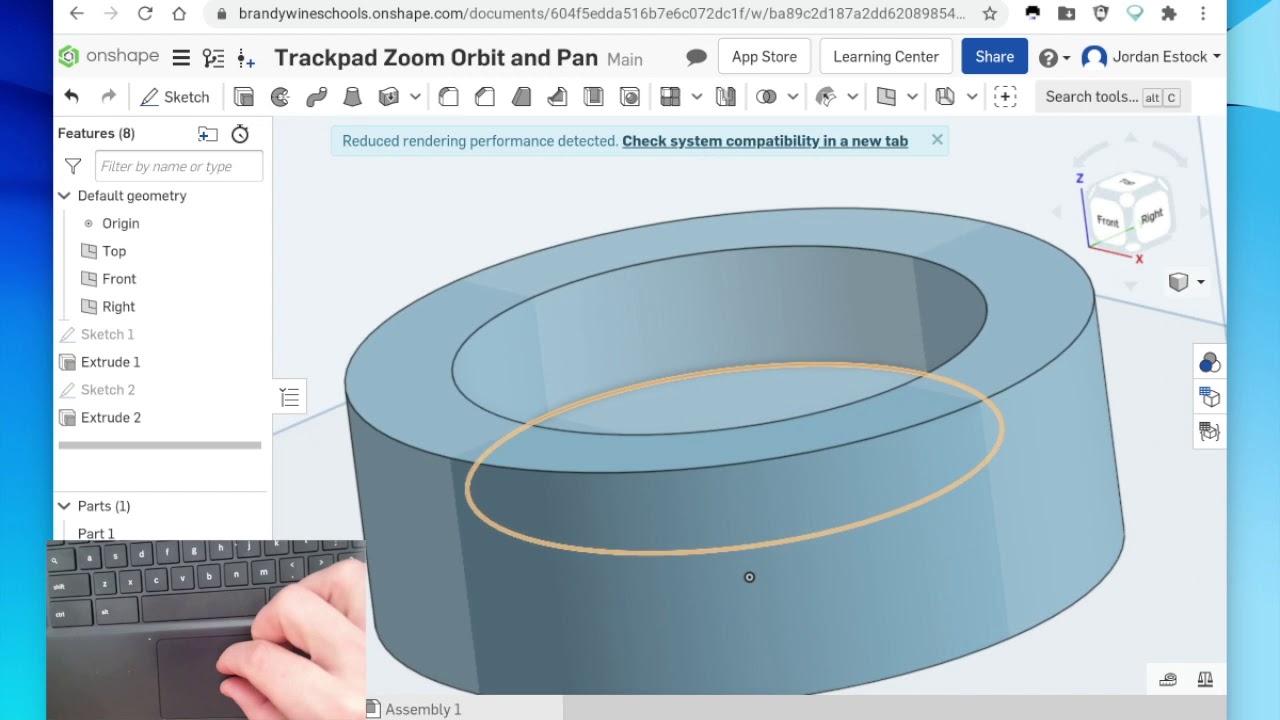 Zoom, Orbit, and Pan in Onshape - YouTube