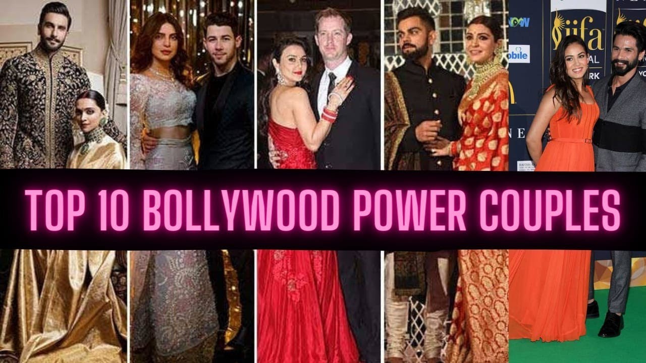 Top 10 BOLLYWOOD Power Couples || Ideal couple 👫 || Hit Jodi | # ...