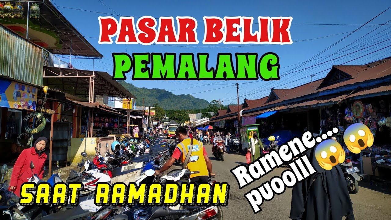 Pasar belik pemalang | pasar tradisional bakule ayu-ayu - YouTube