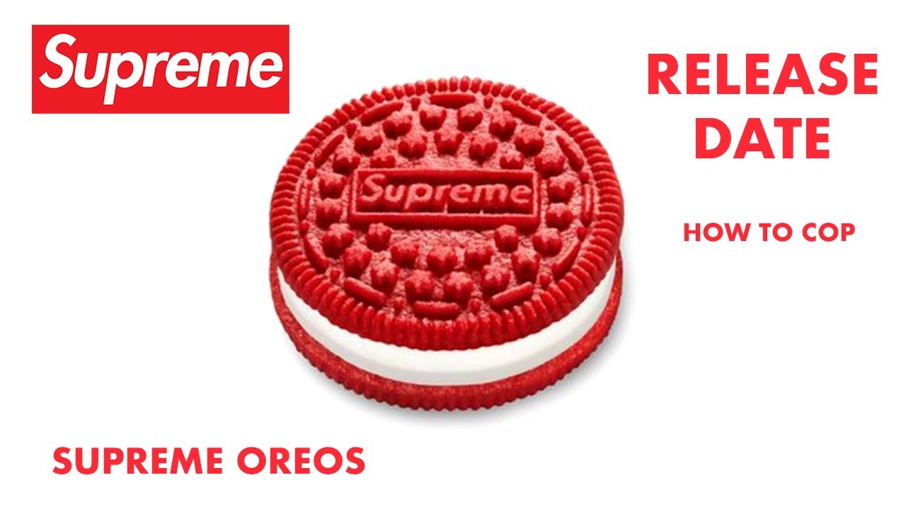 Supreme Oreos Release Information - YouTube