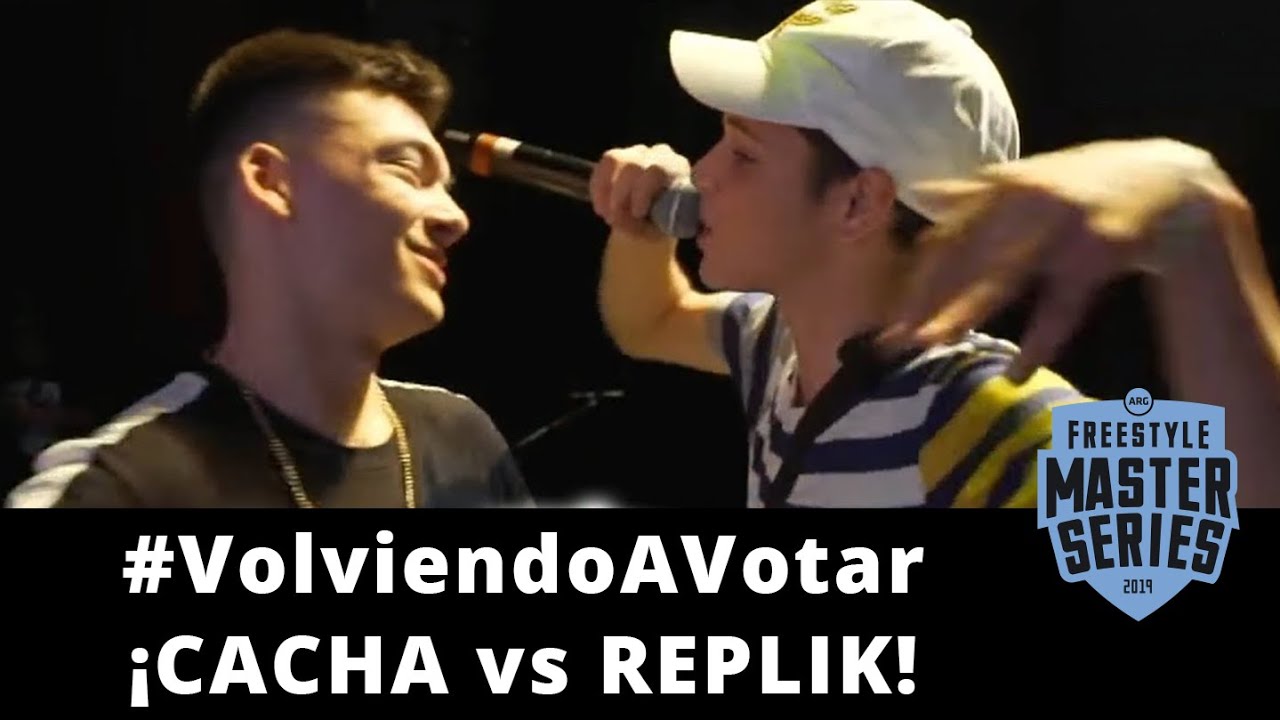 #VolviendoAVotar ¡CACHA vs REPLIK! - FMS 2018 - YouTube