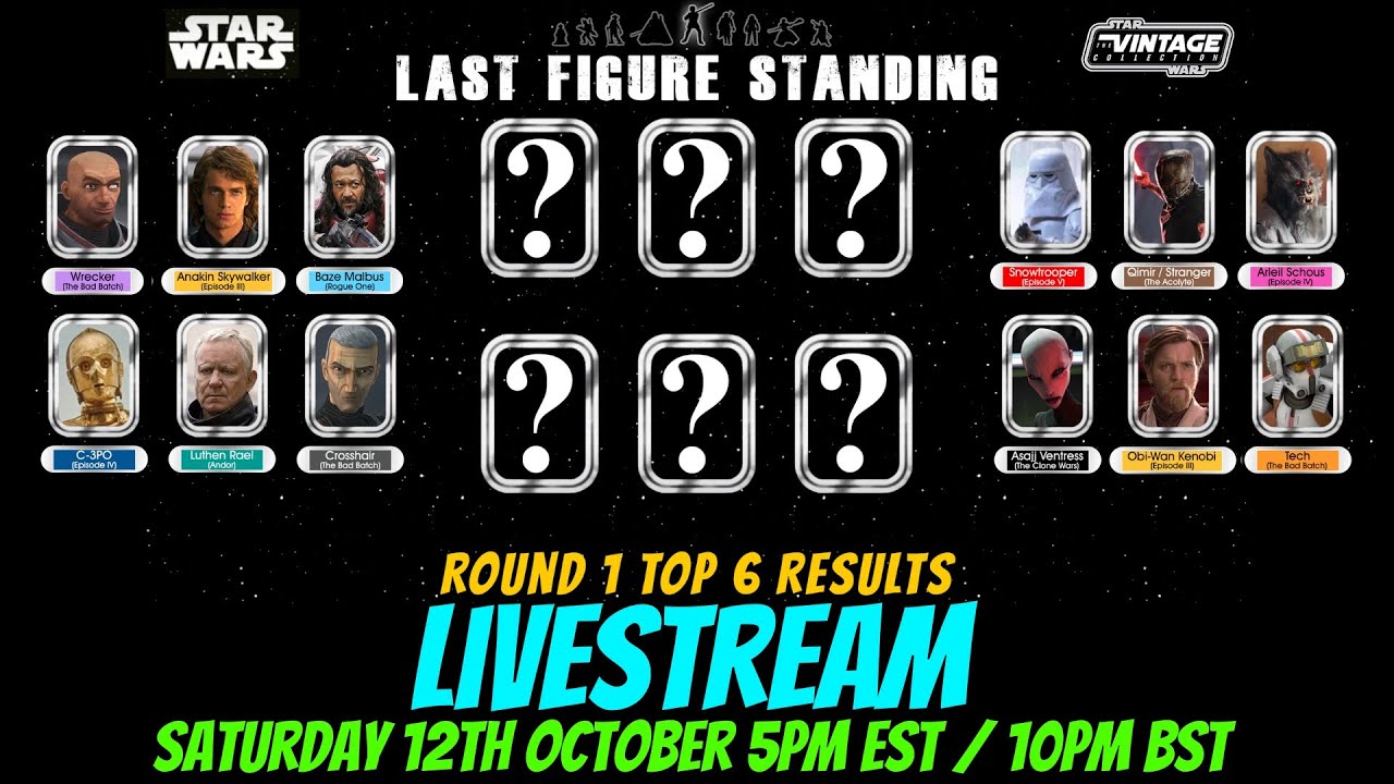 Last Figure Standing Round 1 Results Livestream! - YouTube