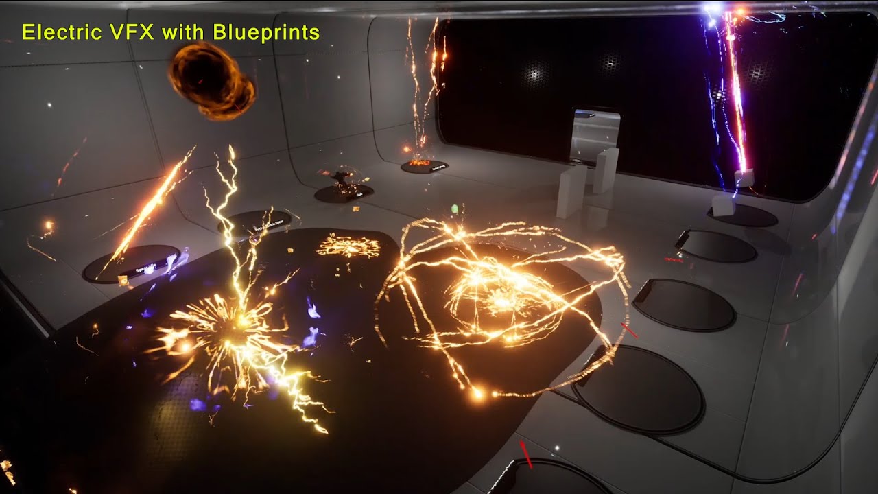 Electric FX with Blueprint Niagara - YouTube