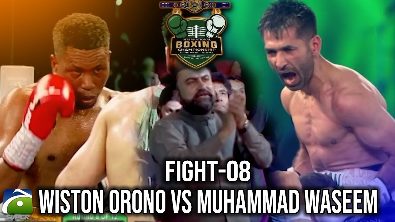 Fight 8 - Wiston Orono (VE VS Pak) Muhammad Waseem🥊International Boxing Championship 2025 - YouTube