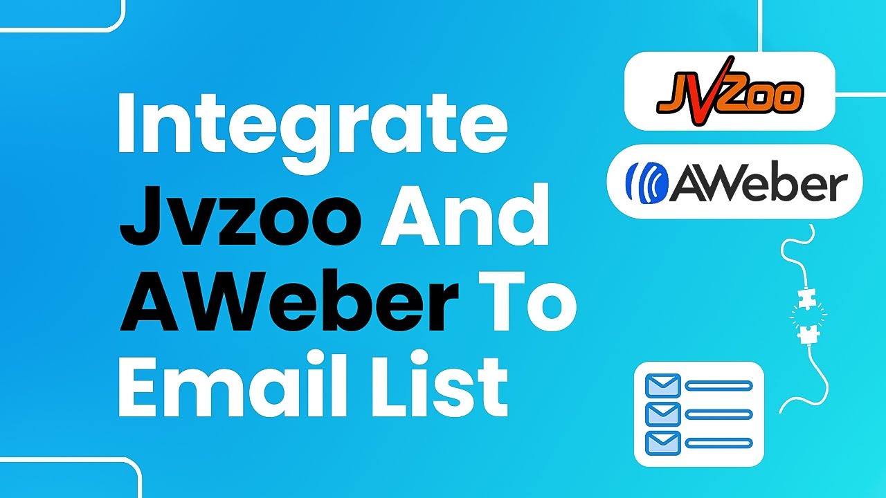 How to Integrate Jvzoo And AWeber to My Email List (Step By Step) - YouTube