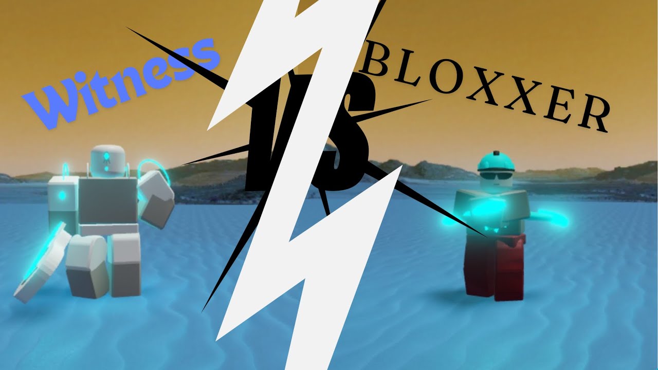 Epic battle Witness vs Bloxxer (No tempo) | Roblox HOURS - YouTube